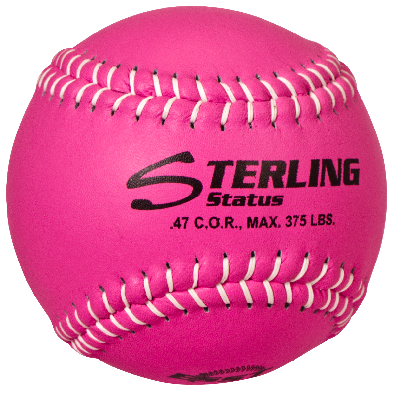 Sterling Athletics Hot Pink Club Fastpitch Game Leather Softball