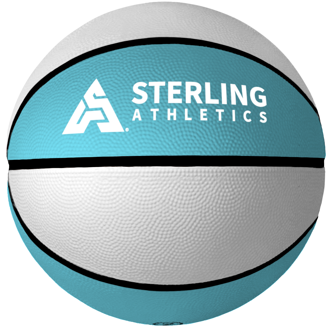 Sterling Athletics Carolina Blue/White Indoor/Outdoor Rubber Basketbal
